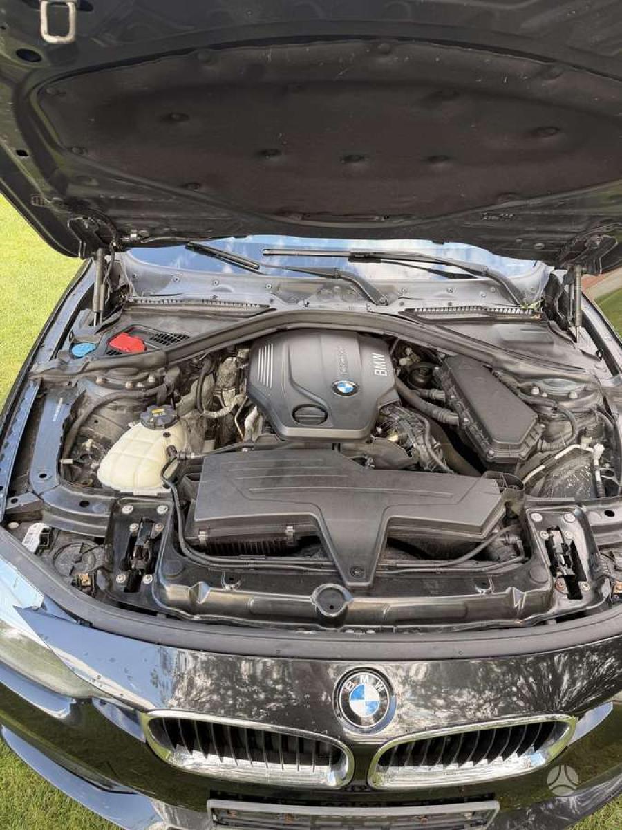 Black BMW 320 2016 in Vilkaviskis, with an engine capacity of 2.00 L and mileage of 279 thousand km for 9200 €, photo 11 on AUTOMOTO.COM.LV