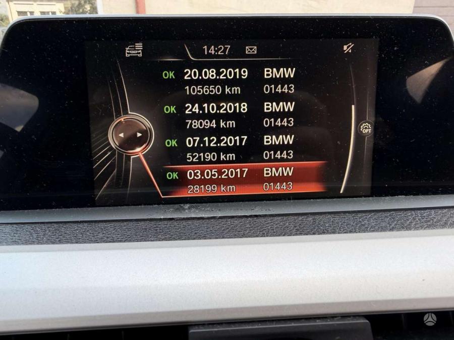 Black BMW 320 2016 in Vilkaviskis, with an engine capacity of 2.00 L and mileage of 279 thousand km for 9200 €, photo 15 on AUTOMOTO.COM.LV
