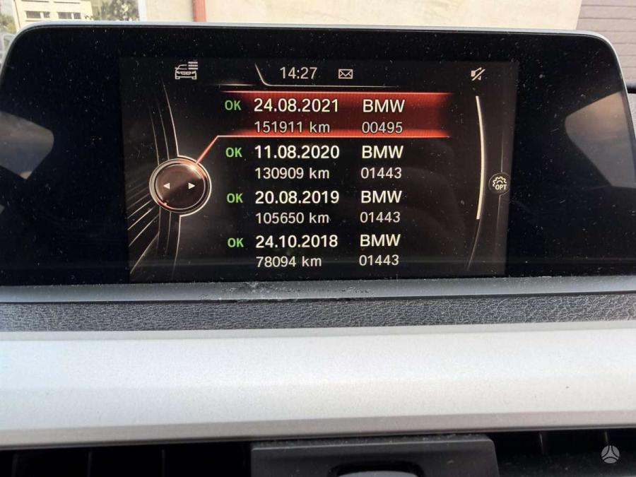 Black BMW 320 2016 in Vilkaviskis, with an engine capacity of 2.00 L and mileage of 279 thousand km for 9200 €, photo 16 on AUTOMOTO.COM.LV