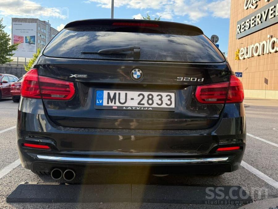 Melns BMW 320 2017 Jūrmala, ar dzinēja tilpumu 2.00 L un nobraukumu 292 tūkst. km par 13000 €, foto 2 vietnē AUTOMOTO.COM.LV