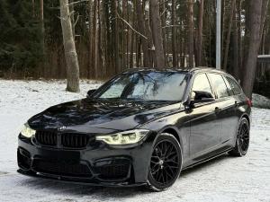 Melns BMW 320 2017 Viļņa, ar dzinēja tilpumu 2.00 L un nobraukumu 277 tūkst. km par 11700 €, foto  vietnē AUTOMOTO.COM.LV