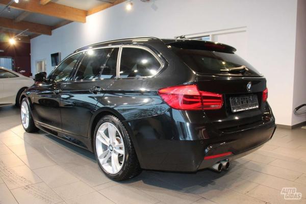 Black BMW 320 2017 in Kaunas, with an engine capacity of 2.00 L and mileage of 94 thousand km for 24563 €, photo 4 on AUTOMOTO.COM.LV