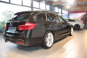 Black BMW 320 2017 in Kaunas, with an engine capacity of 2.00 L and mileage of 94 thousand km for 24563 €, photo 6 on AUTOMOTO.COM.LV