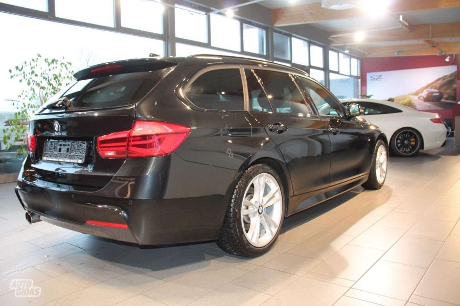 Black BMW 320 2017 in Kaunas, with an engine capacity of 2.00 L and mileage of 94 thousand km for 24563 €, photo 6 on AUTOMOTO.COM.LV