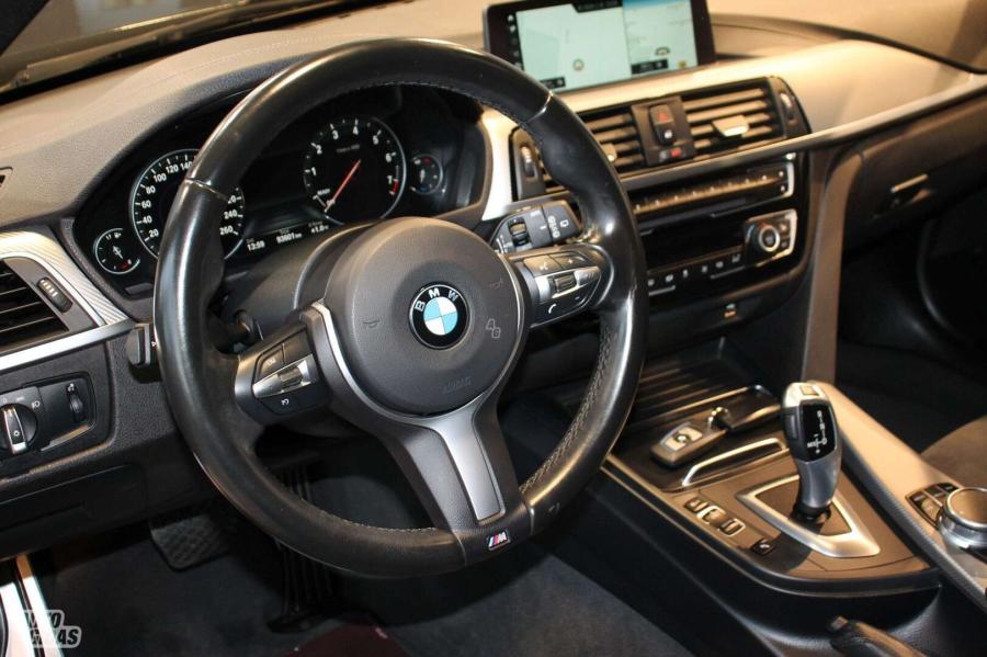 Black BMW 320 2017 in Kaunas, with an engine capacity of 2.00 L and mileage of 94 thousand km for 24563 €, photo 10 on AUTOMOTO.COM.LV