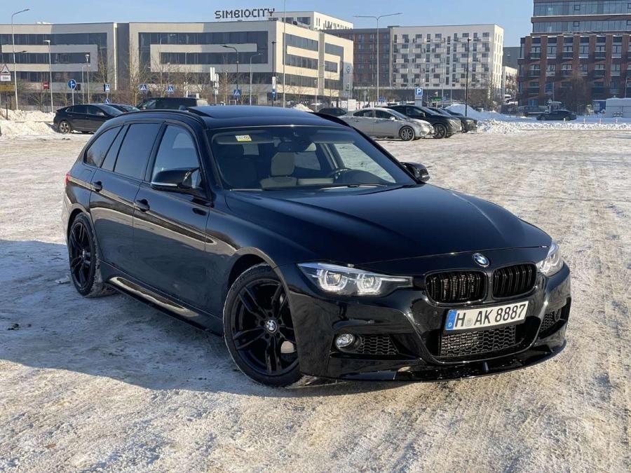 Melns BMW 320 2017 Viļņa, ar dzinēja tilpumu 2.00 L un nobraukumu 182 tūkst. km par 14500 €, foto 1 vietnē AUTOMOTO.COM.LV