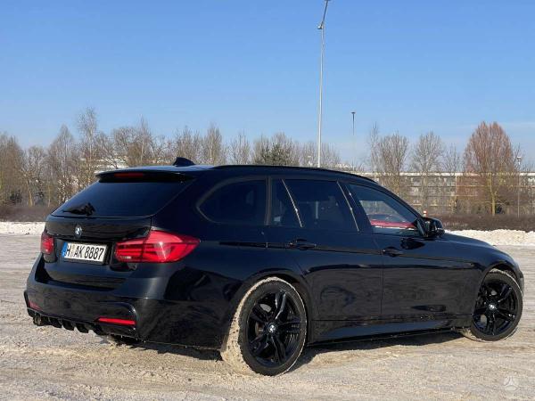 Black BMW 320 2017 in Vilnius, with an engine capacity of 2.00 L and mileage of 182 thousand km for 14500 €, photo 3 on AUTOMOTO.COM.LV