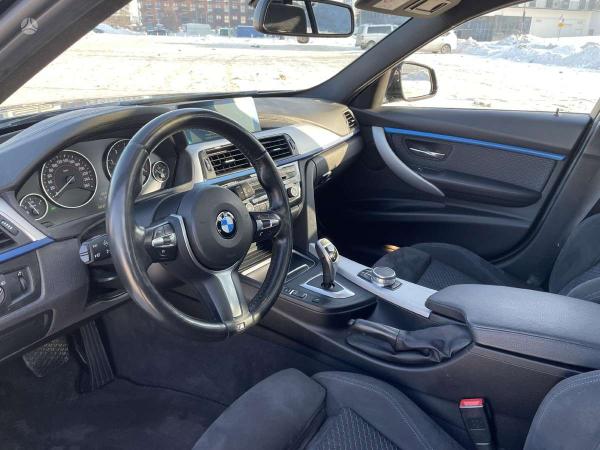 Black BMW 320 2017 in Vilnius, with an engine capacity of 2.00 L and mileage of 182 thousand km for 14500 €, photo 8 on AUTOMOTO.COM.LV