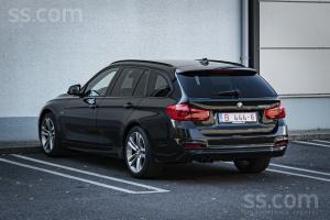 Black BMW 320 2017 in Riga, with an engine capacity of 2.00 L and mileage of 282 thousand km for 11990 €, photo 7 on AUTOMOTO.COM.LV
