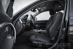 Black BMW 320 2017 in Riga, with an engine capacity of 2.00 L and mileage of 282 thousand km for 11990 €, photo 11 on AUTOMOTO.COM.LV