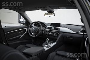 Black BMW 320 2017 in Riga, with an engine capacity of 2.00 L and mileage of 282 thousand km for 11990 €, photo 16 on AUTOMOTO.COM.LV