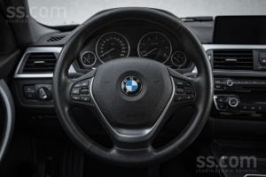 Black BMW 320 2017 in Riga, with an engine capacity of 2.00 L and mileage of 282 thousand km for 11990 €, photo 18 on AUTOMOTO.COM.LV