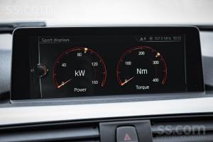 Black BMW 320 2017 in Riga, with an engine capacity of 2.00 L and mileage of 282 thousand km for 11990 €, photo 23 on AUTOMOTO.COM.LV