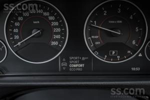 Black BMW 320 2017 in Riga, with an engine capacity of 2.00 L and mileage of 282 thousand km for 11990 €, photo 28 on AUTOMOTO.COM.LV