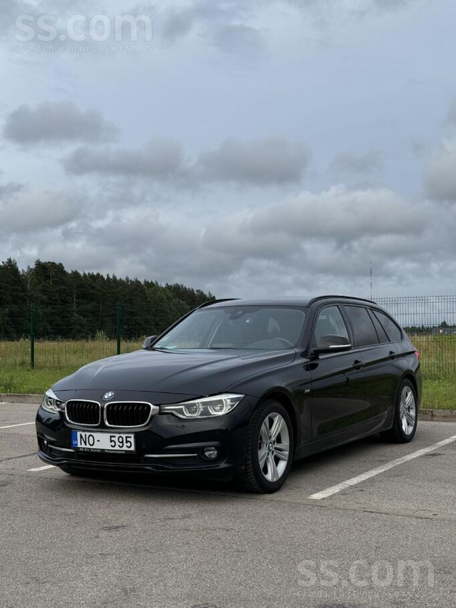 Black BMW 320 2017 in Riga, with an engine capacity of 2.00 L and mileage of 300 thousand km for 11300 €, photo 4 on AUTOMOTO.COM.LV