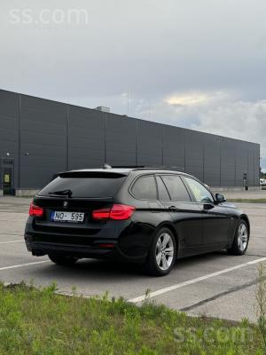 Black BMW 320 2017 in Riga, with an engine capacity of 2.00 L and mileage of 300 thousand km for 11300 €, photo 5 on AUTOMOTO.COM.LV