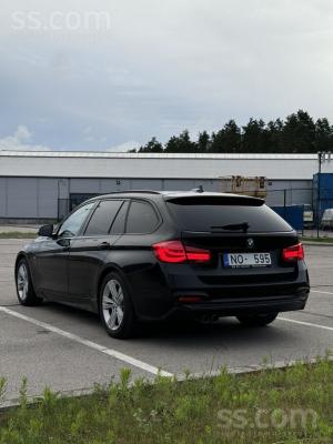 Black BMW 320 2017 in Riga, with an engine capacity of 2.00 L and mileage of 300 thousand km for 11300 €, photo 7 on AUTOMOTO.COM.LV
