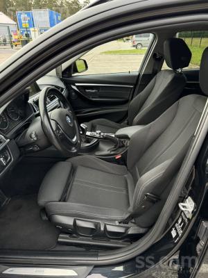 Black BMW 320 2017 in Riga, with an engine capacity of 2.00 L and mileage of 300 thousand km for 11300 €, photo 8 on AUTOMOTO.COM.LV