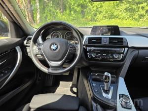 Black BMW 320 2017 in Riga, with an engine capacity of 2.00 L and mileage of 0 thousand km for 9950 €, photo 6 on AUTOMOTO.COM.LV