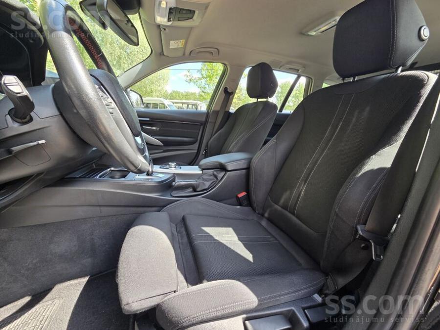 Black BMW 320 2017 in Riga, with an engine capacity of 2.00 L and mileage of 0 thousand km for 9950 €, photo 9 on AUTOMOTO.COM.LV