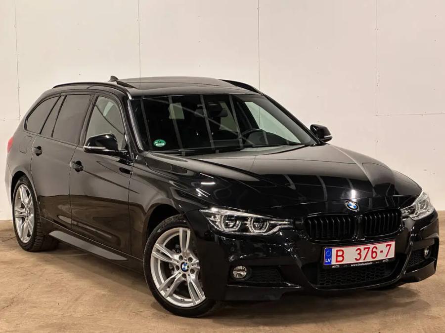 Black BMW 320 2017 in Jurmala, with an engine capacity of 2.00 L and mileage of 276 thousand km for 13950 €, photo 5 on AUTOMOTO.COM.LV