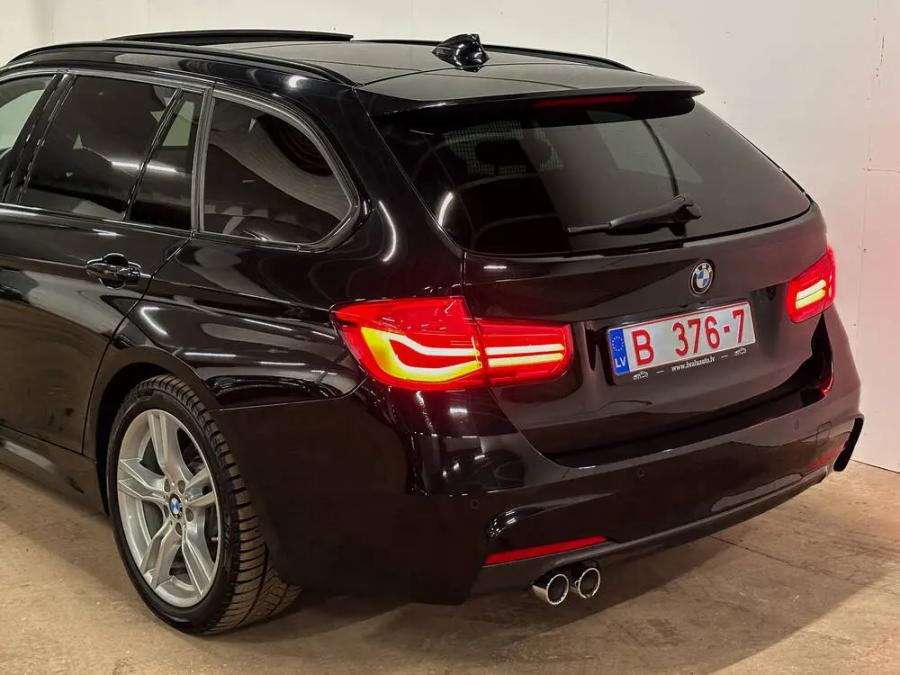 Black BMW 320 2017 in Jurmala, with an engine capacity of 2.00 L and mileage of 276 thousand km for 13950 €, photo 9 on AUTOMOTO.COM.LV