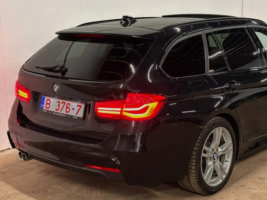 Black BMW 320 2017 in Jurmala, with an engine capacity of 2.00 L and mileage of 276 thousand km for 13950 €, photo 12 on AUTOMOTO.COM.LV