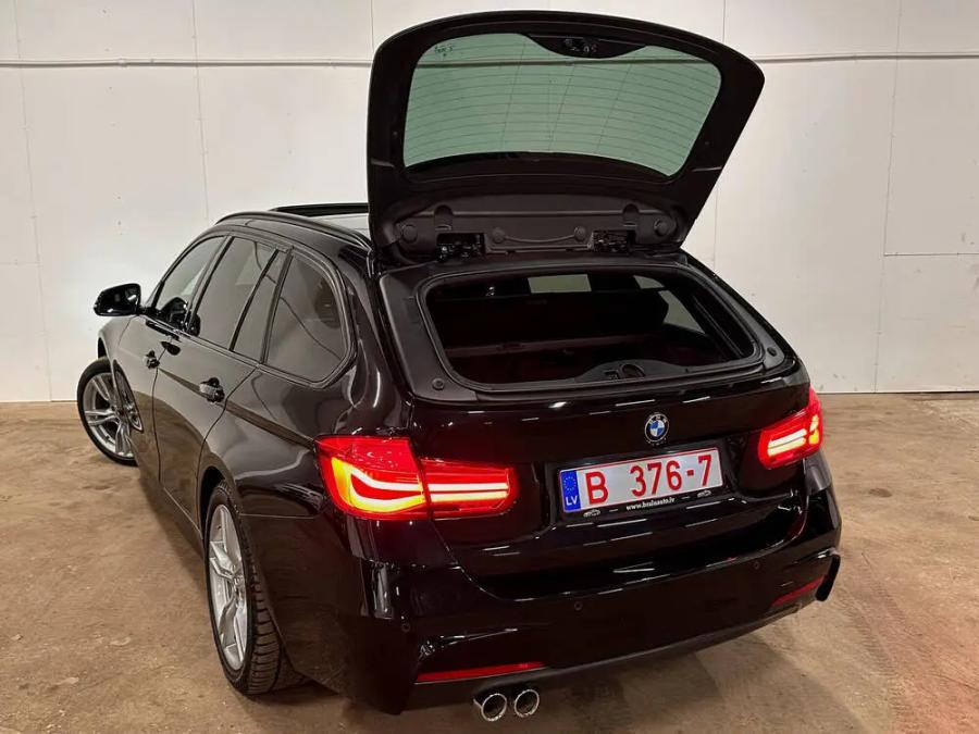 Black BMW 320 2017 in Jurmala, with an engine capacity of 2.00 L and mileage of 276 thousand km for 13950 €, photo 15 on AUTOMOTO.COM.LV