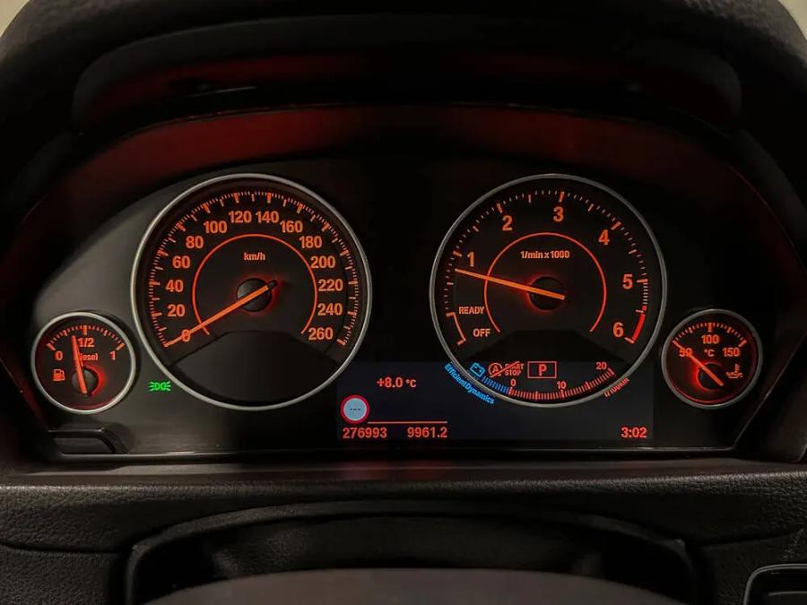 Black BMW 320 2017 in Jurmala, with an engine capacity of 2.00 L and mileage of 276 thousand km for 13950 €, photo 34 on AUTOMOTO.COM.LV