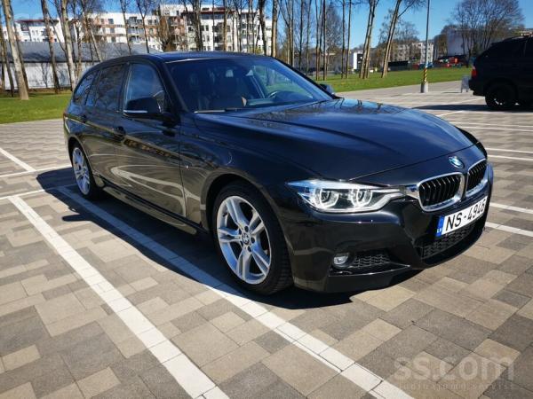 Black BMW 320 2017 in Riga, with an engine capacity of 2.00 L and mileage of 271 thousand km for 15200 €, photo 3 on AUTOMOTO.COM.LV