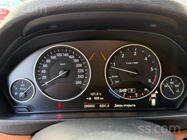 Black BMW 320 2017 in Jurmala, with an engine capacity of 2.00 L and mileage of 292 thousand km for 12000 €, photo 5 on AUTOMOTO.COM.LV