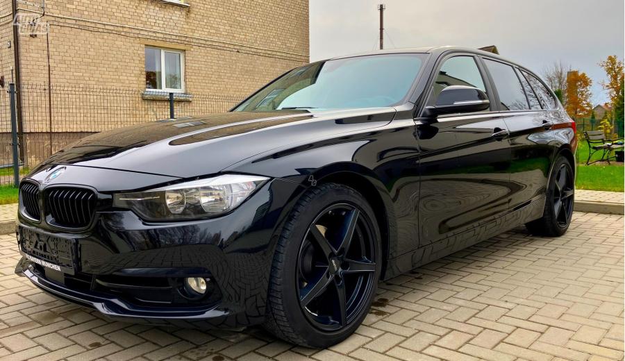 Black BMW 320 2017 in Kretinga, with an engine capacity of 2.00 L and mileage of 291 thousand km for 10999 €, photo 11 on AUTOMOTO.COM.LV