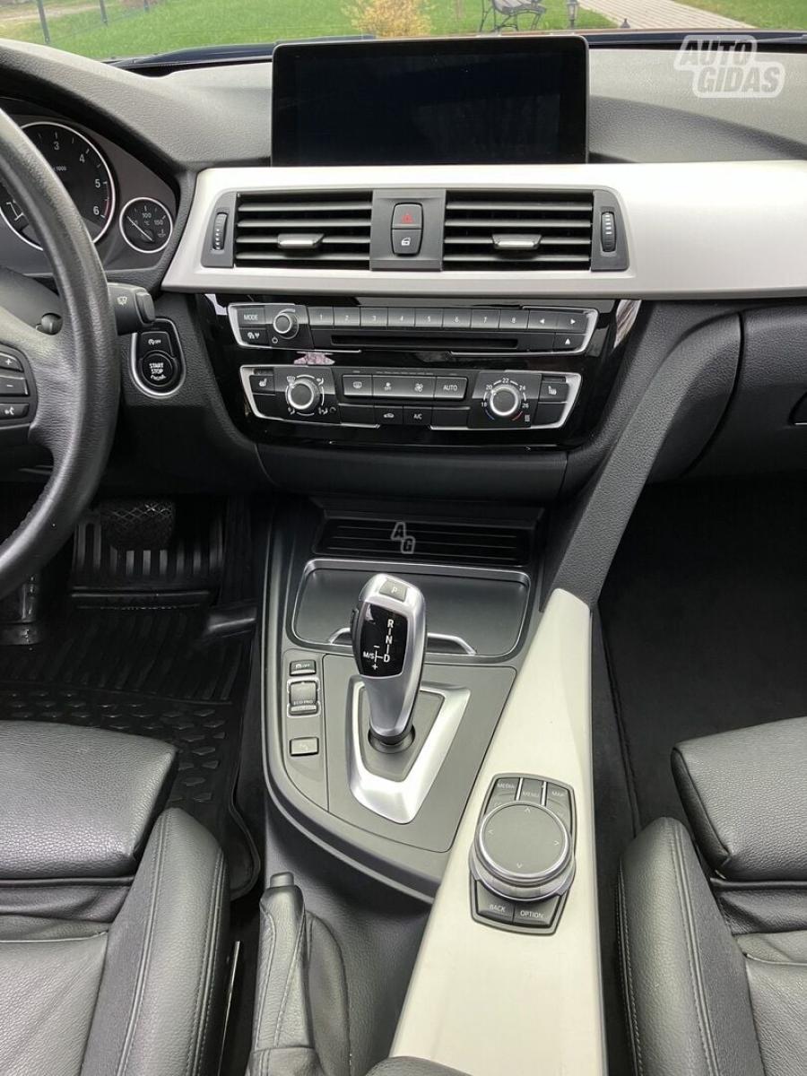 Black BMW 320 2017 in Kretinga, with an engine capacity of 2.00 L and mileage of 291 thousand km for 10999 €, photo 18 on AUTOMOTO.COM.LV