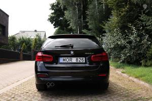 Black BMW 320 2017 in Vilnius, with an engine capacity of 2.00 L and mileage of 136 thousand km for 12000 €, photo 10 on AUTOMOTO.COM.LV