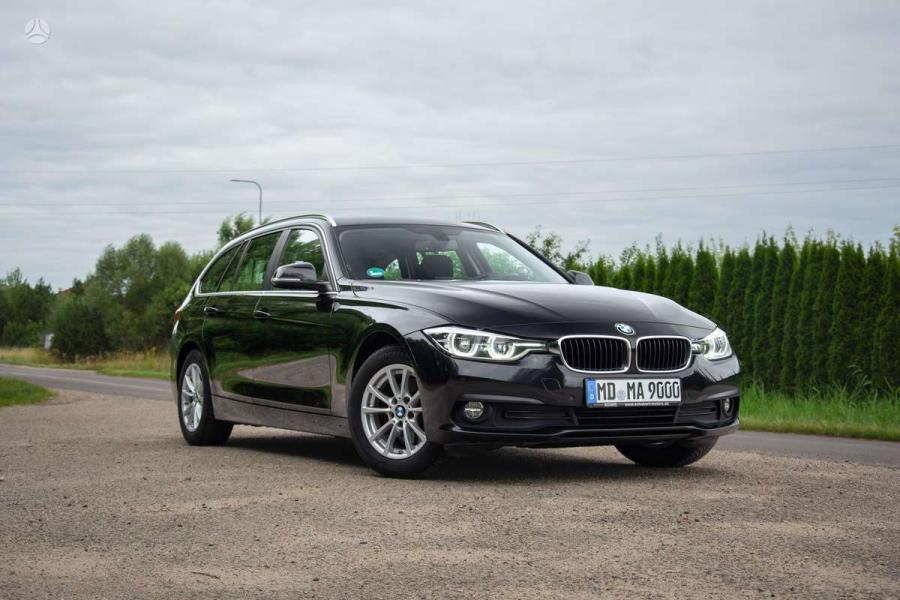 Black BMW 320 2017 in Elektrenai, with an engine capacity of 2.00 L and mileage of 224 thousand km for 10700 €, photo 1 on AUTOMOTO.COM.LV