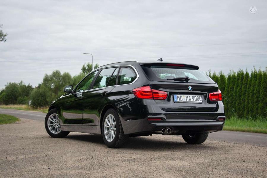 Black BMW 320 2017 in Elektrenai, with an engine capacity of 2.00 L and mileage of 224 thousand km for 10700 €, photo 6 on AUTOMOTO.COM.LV