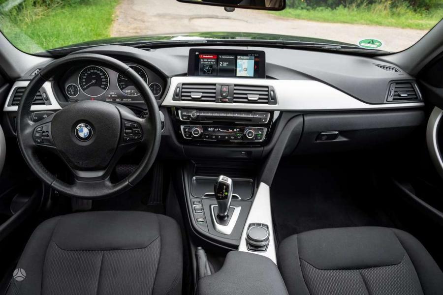 Black BMW 320 2017 in Elektrenai, with an engine capacity of 2.00 L and mileage of 224 thousand km for 10700 €, photo 14 on AUTOMOTO.COM.LV