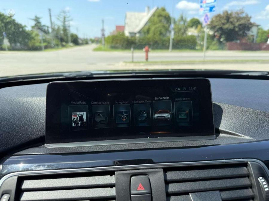 Black BMW 320 2017 in Marijampole, with an engine capacity of 2.00 L and mileage of 251 thousand km for 11600 €, photo 12 on AUTOMOTO.COM.LV