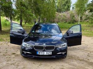 Black BMW 320 2017 in Palanga, with an engine capacity of 2.00 L and mileage of 271 thousand km for 11300 €, photo 9 on AUTOMOTO.COM.LV