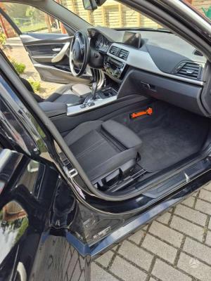 Black BMW 320 2017 in Marijampole, with an engine capacity of 2.00 L and mileage of 300 thousand km for 9900 €, photo 13 on AUTOMOTO.COM.LV