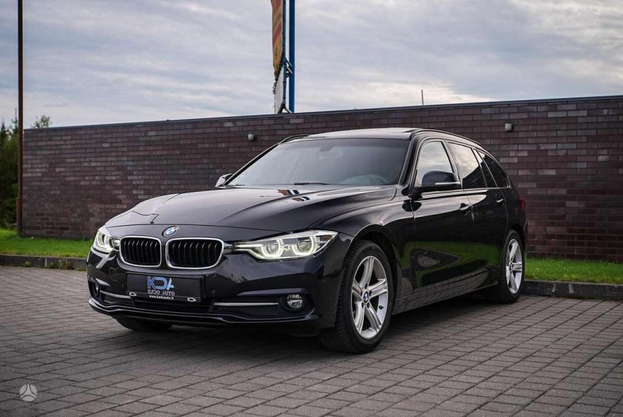 Black BMW 320 2017 in Marijampole, with an engine capacity of 2.00 L and mileage of 191 thousand km for 11950 €, photo 4 on AUTOMOTO.COM.LV