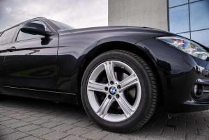 Black BMW 320 2017 in Marijampole, with an engine capacity of 2.00 L and mileage of 191 thousand km for 11950 €, photo 5 on AUTOMOTO.COM.LV