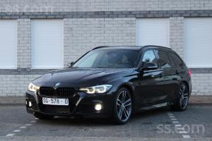 Black BMW 320 2018 in Saldus, with an engine capacity of 2.00 L and mileage of 262 thousand km for 14995 €, photo 1 on AUTOMOTO.COM.LV