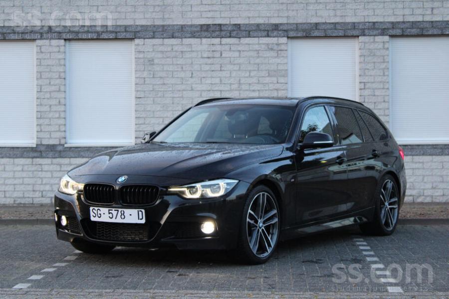 Black BMW 320 2018 in Saldus, with an engine capacity of 2.00 L and mileage of 262 thousand km for 14995 €, photo 1 on AUTOMOTO.COM.LV