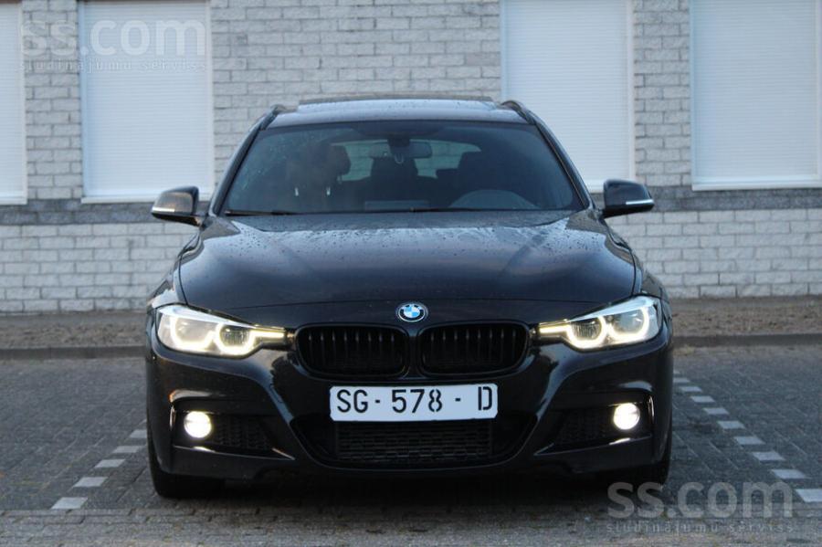 Black BMW 320 2018 in Saldus, with an engine capacity of 2.00 L and mileage of 262 thousand km for 14995 €, photo 2 on AUTOMOTO.COM.LV