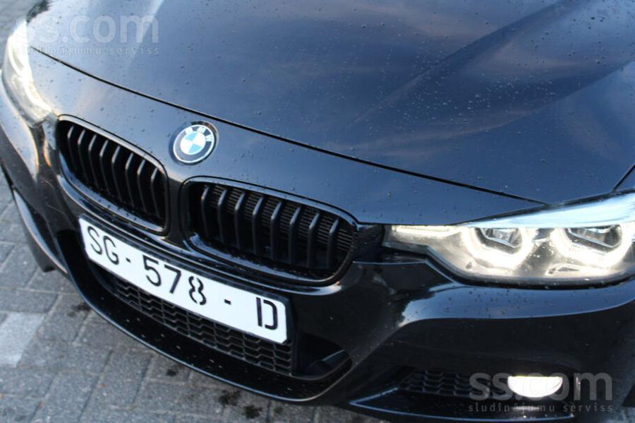 Black BMW 320 2018 in Saldus, with an engine capacity of 2.00 L and mileage of 262 thousand km for 14995 €, photo 4 on AUTOMOTO.COM.LV