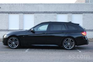 Black BMW 320 2018 in Saldus, with an engine capacity of 2.00 L and mileage of 262 thousand km for 14995 €, photo 6 on AUTOMOTO.COM.LV