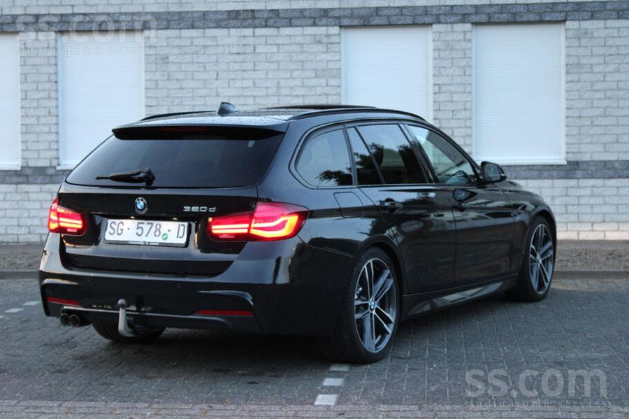Black BMW 320 2018 in Saldus, with an engine capacity of 2.00 L and mileage of 262 thousand km for 14995 €, photo 8 on AUTOMOTO.COM.LV