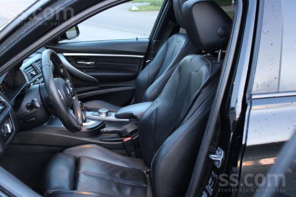 Black BMW 320 2018 in Saldus, with an engine capacity of 2.00 L and mileage of 262 thousand km for 14995 €, photo 10 on AUTOMOTO.COM.LV