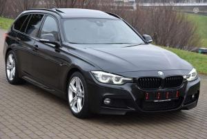 Black BMW 320 2018 in Vilnius, with an engine capacity of 2.00 L and mileage of 321 thousand km for 12800 €, photo 5 on AUTOMOTO.COM.LV